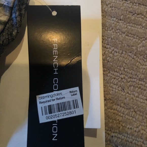 French Connection | Dresses | French Connection Faux Snakeskin Leather ...